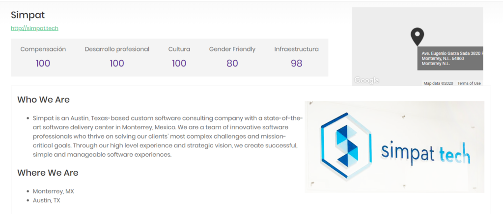Simpat Named a 2020 “Best Place to Code” by Software Guru - Simpat Tech