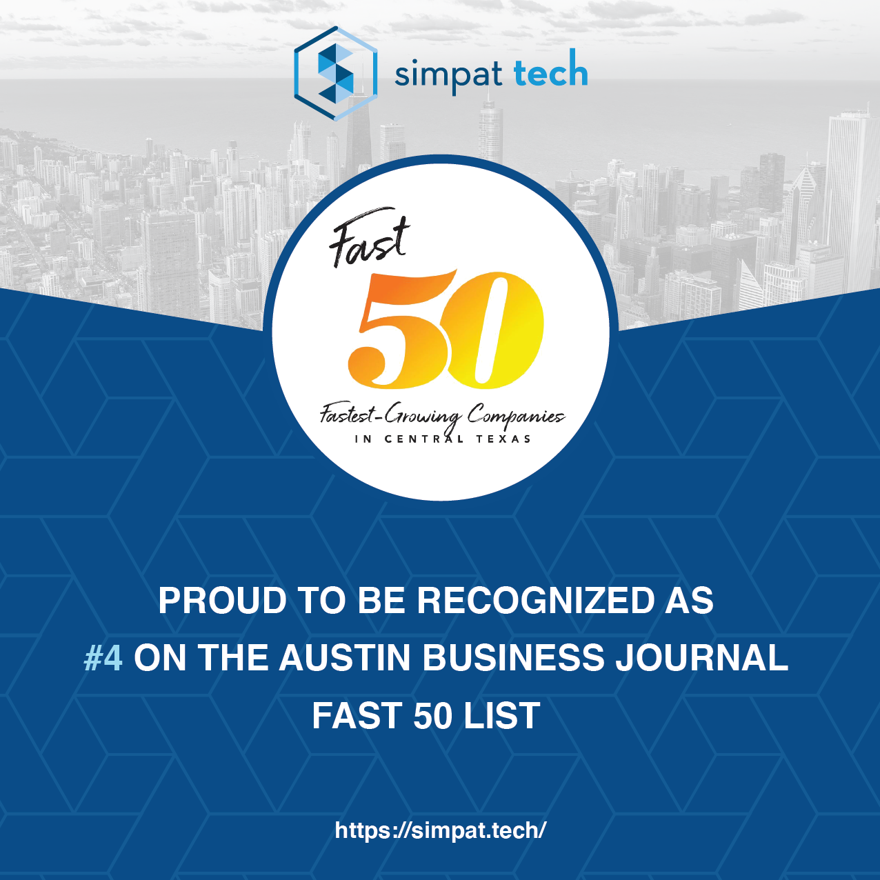 Simpat Tech Ranked #4 on Austin Business Journal’s ‘Fast 50’ List of ...